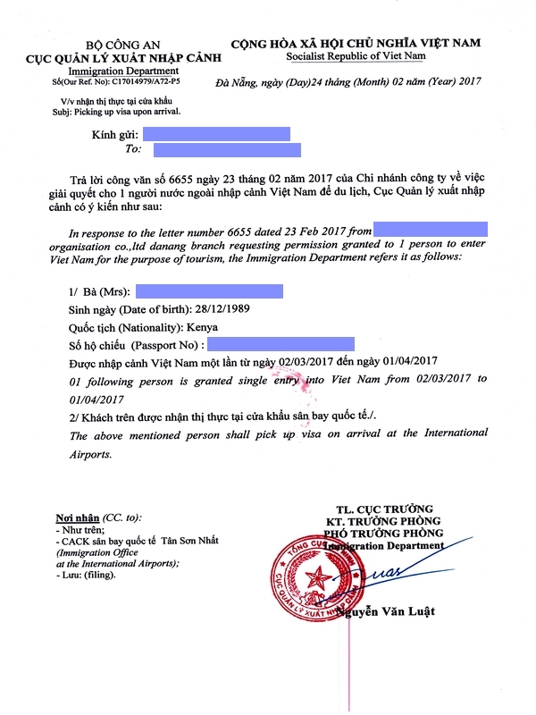 Vietnam Visa For Kenyan Citizens Residents And Passport Holders Of Vietnam Visa For Kenyan Citizens Residents And Passport Holders Of